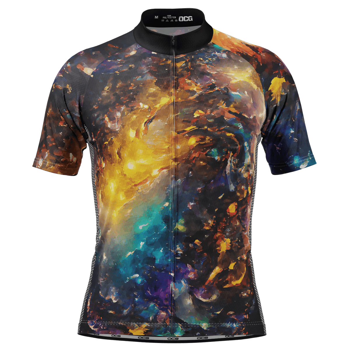 Novelty Men's Nebula Short Sleeve Cycling Jersey | Quick-Dry, 3 Pockets ...