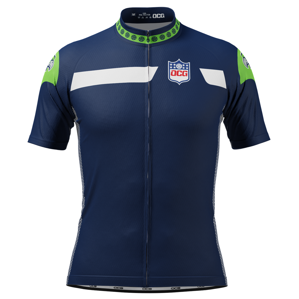 Novelty Men's Seattle Football Short Sleeve Cycling Jersey | Moisture ...