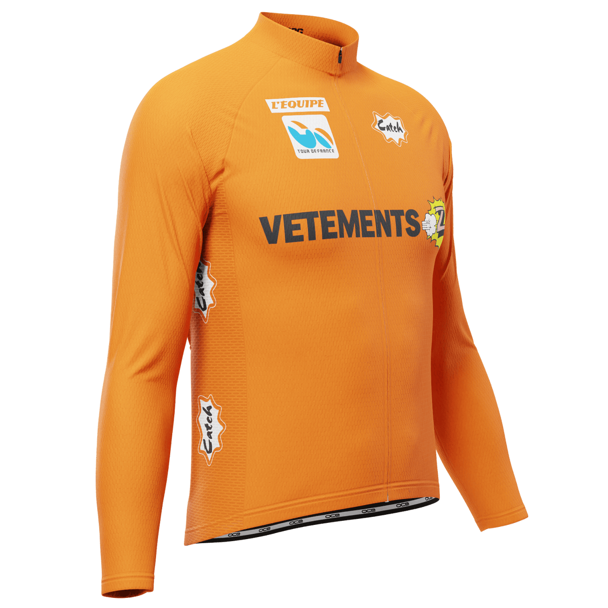 Men's Retro Vetements Team Z Orange Long Sleeve Cycling Jersey – Online ...