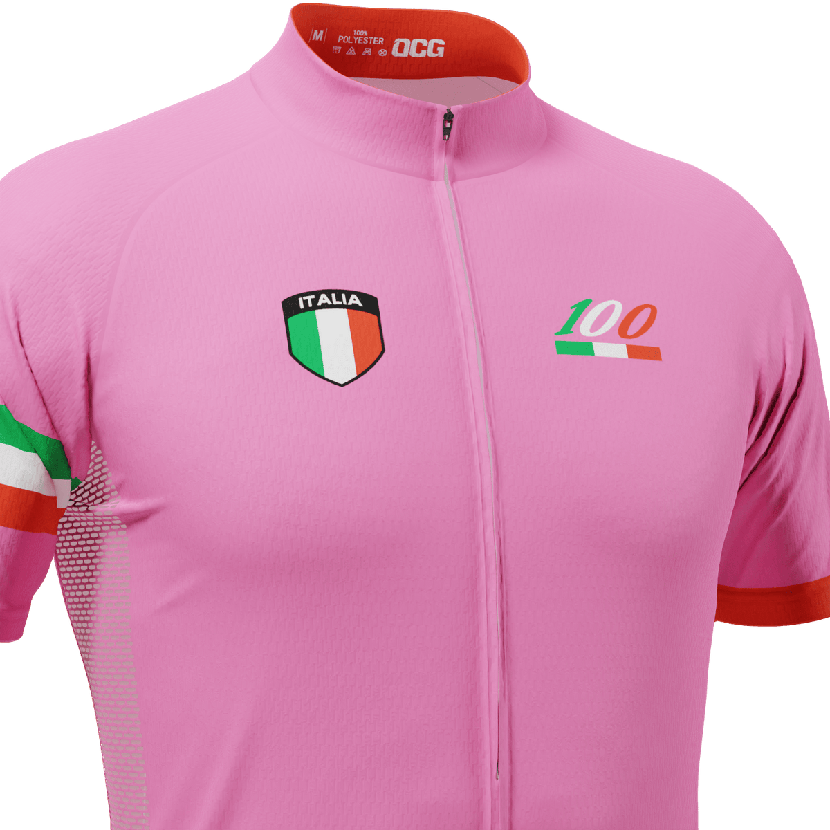 Stylish Men's Pink 100 Giro d'Italia cycling jersey | Quick-dry ...