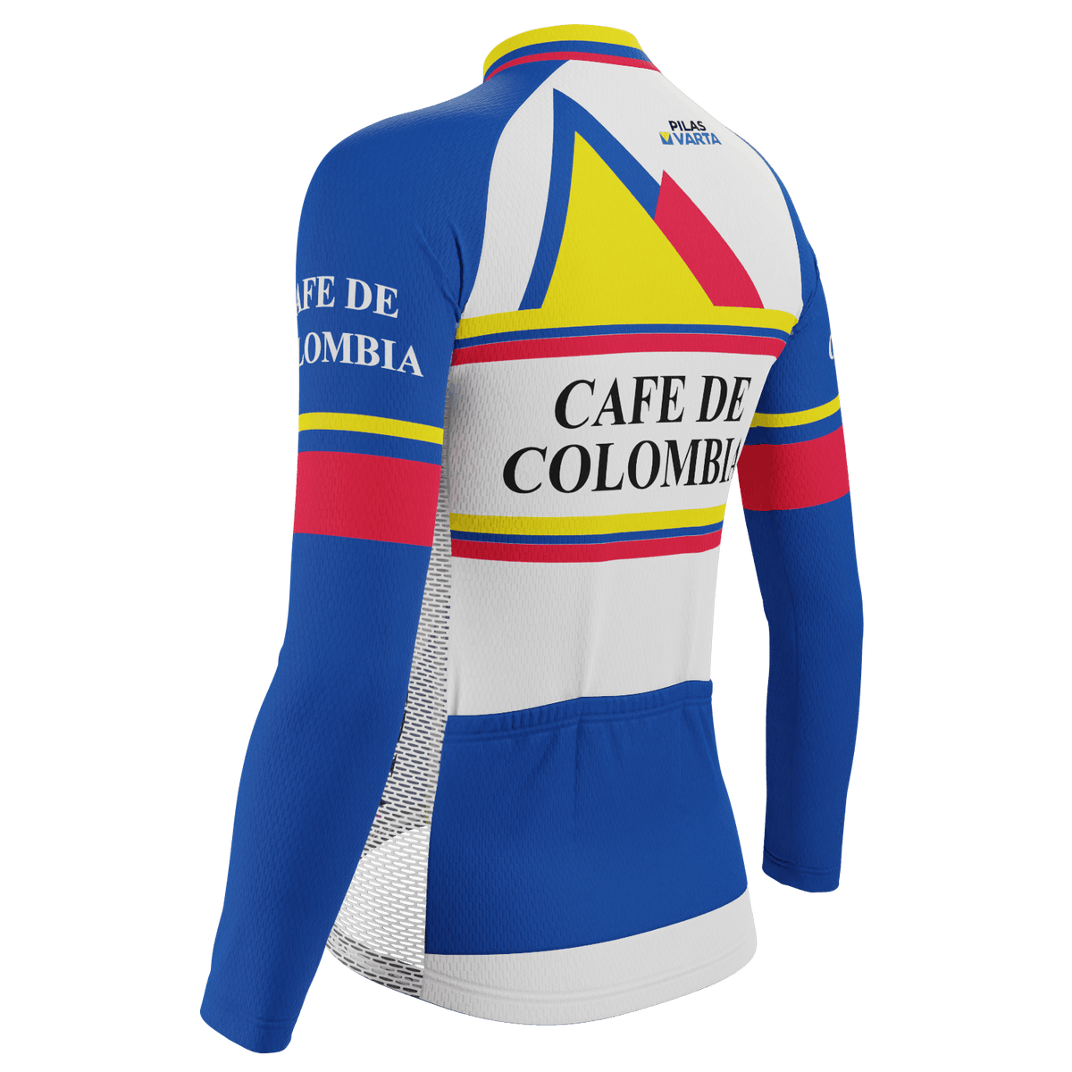 Women's Cafe D Colombia Cycling Long Sleeve Jersey Quick-Dry Elegance ...