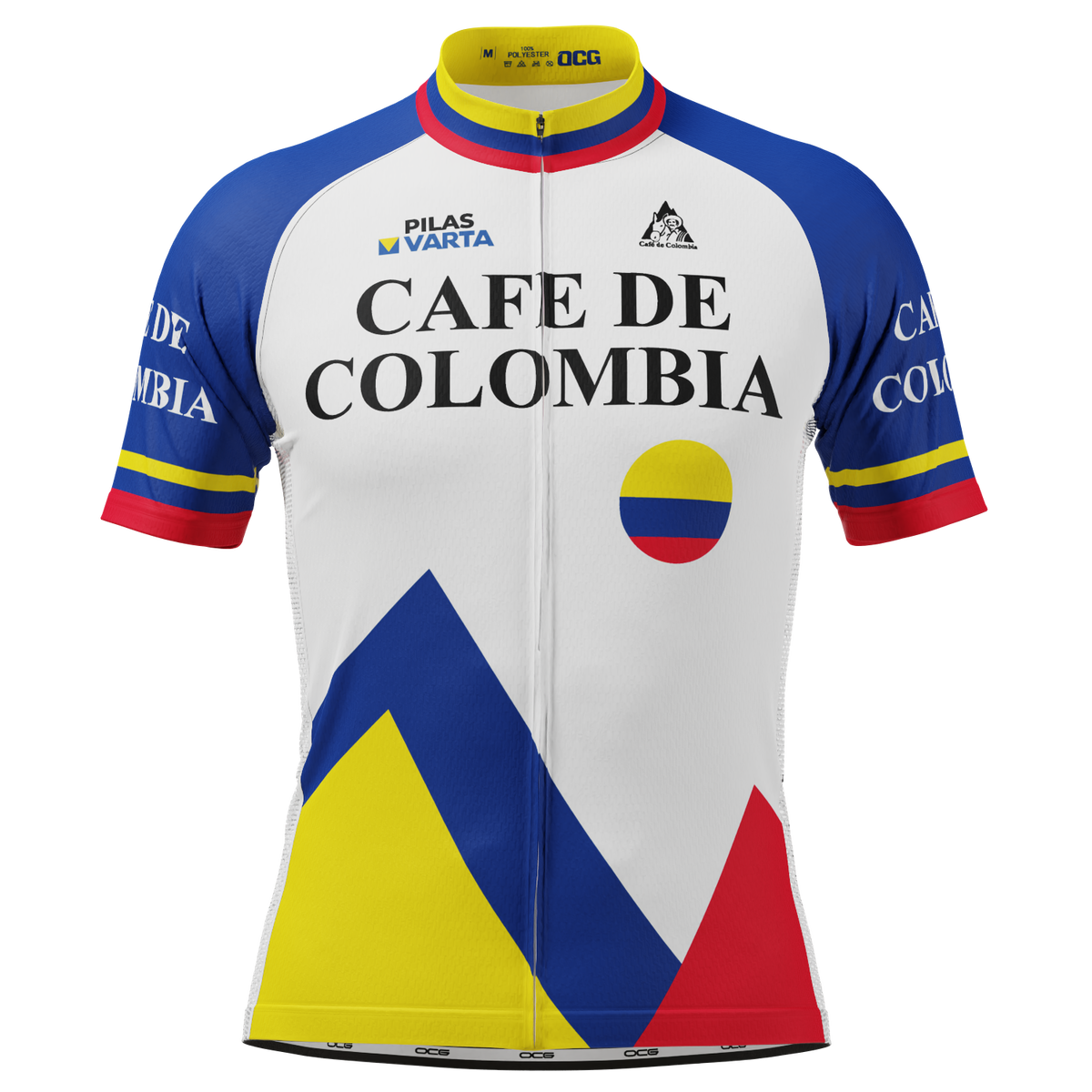 Men's Cafe D Colombia Short Sleeve Jersey Breathable Made-to-Order Cyc ...