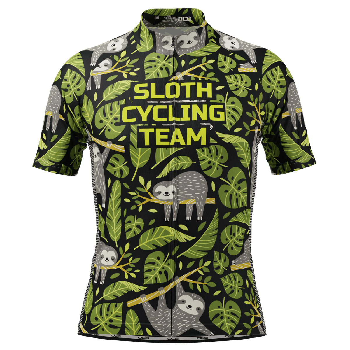 Men's Sloth Cycling Team Short Sleeve Cycling Jersey – Online Cycling ...
