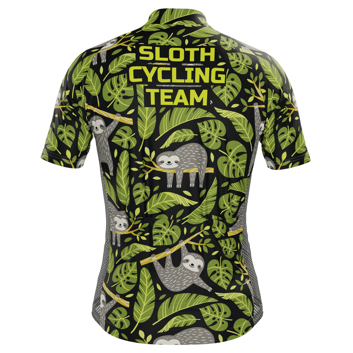 Novelty Men's Sloth Cycling Team Short Sleeve Jersey | Quick-Dry ...
